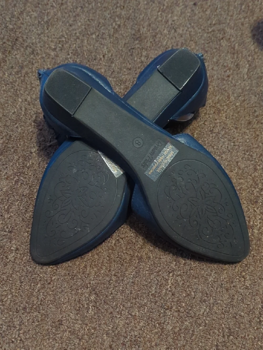 dream paris | Shoes | Dream Paris Navy Pointed Toe Flats | Poshmark